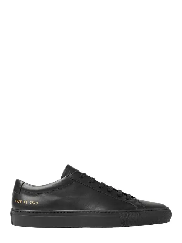 COMMON PROJECTS Original Achilles Leather Sneakers - Black