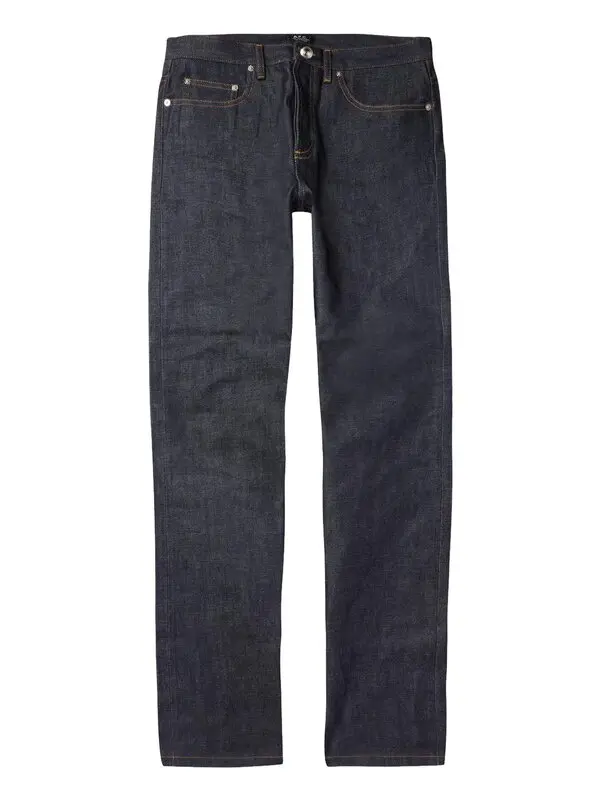 A.p.c. Straight-leg Selvedge Denim Jeans - Blue