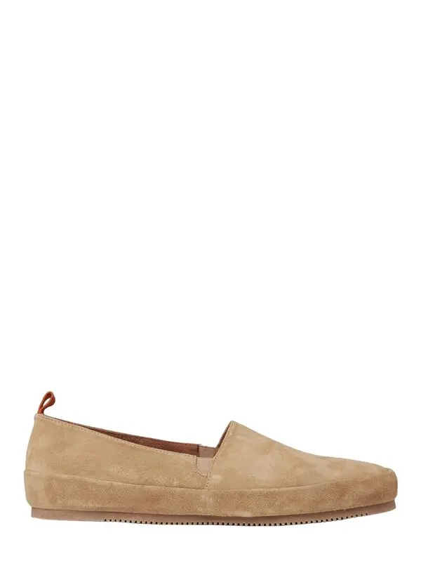 Mulo Suede Loafers - Neutrals