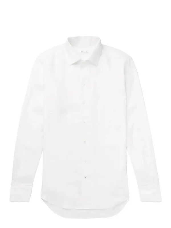 Loro Piana Arizona Linen Shirt - White