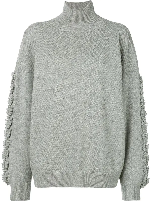 BARRIE Troisieme Dimension Cashmere Pullover - Grey