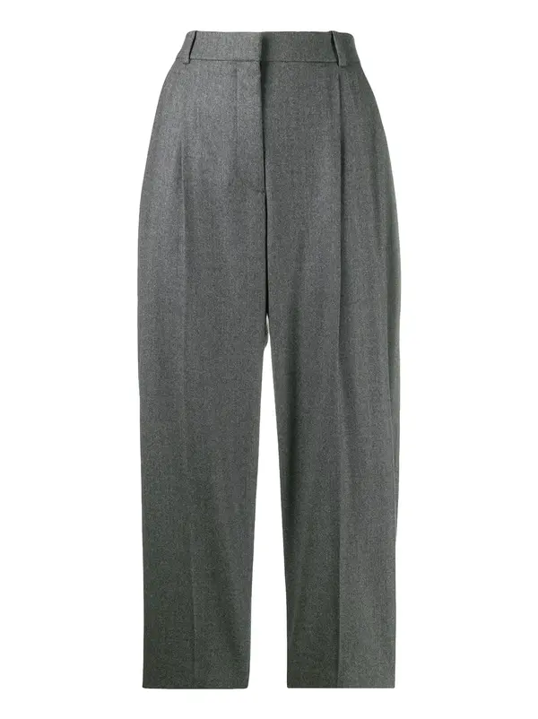Stella McCartney Cropped Tailored Trousers - Grey