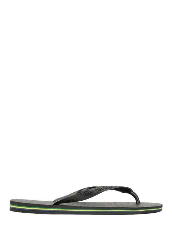 Havaianas Thong Strap Flip Flops - Black