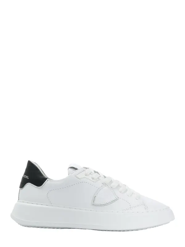 Philippe Model Flat Low Top Sneakers - White