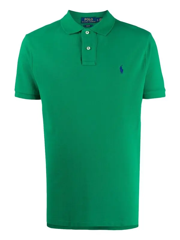 Polo Ralph Lauren Embroidered-logo Polo Shirt - Green