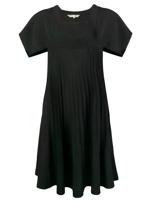 Comme Des Garçons 1980's Pleated Dress - Black
