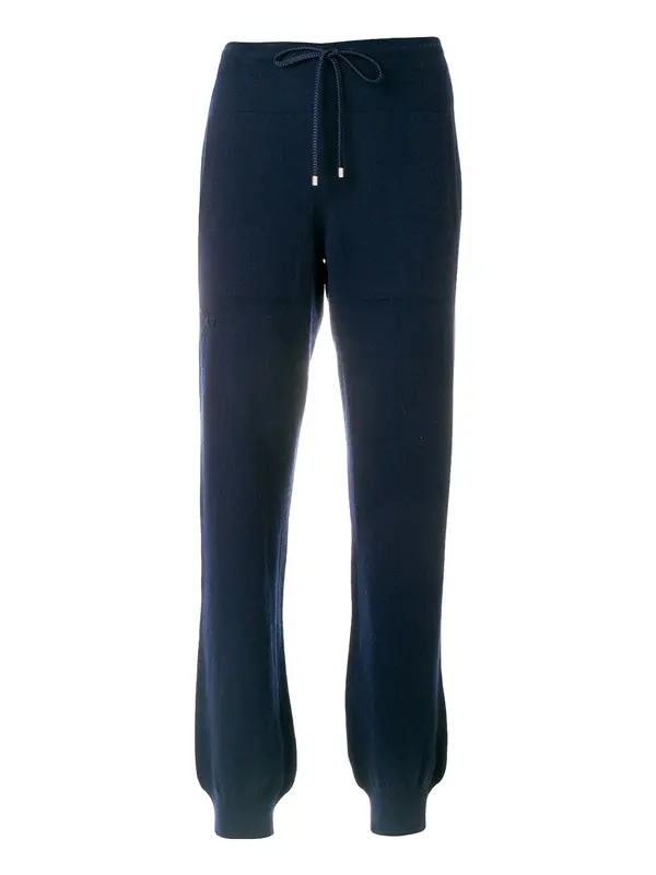 BARRIE Cashmere Jogger Trousers - Blue