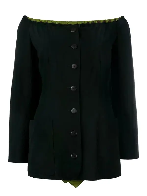 Jean Paul Gaultier Foulard Jacket - Black