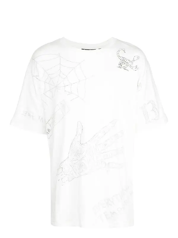 HACULLA. Mixed Mania Oversized T-shirt - White