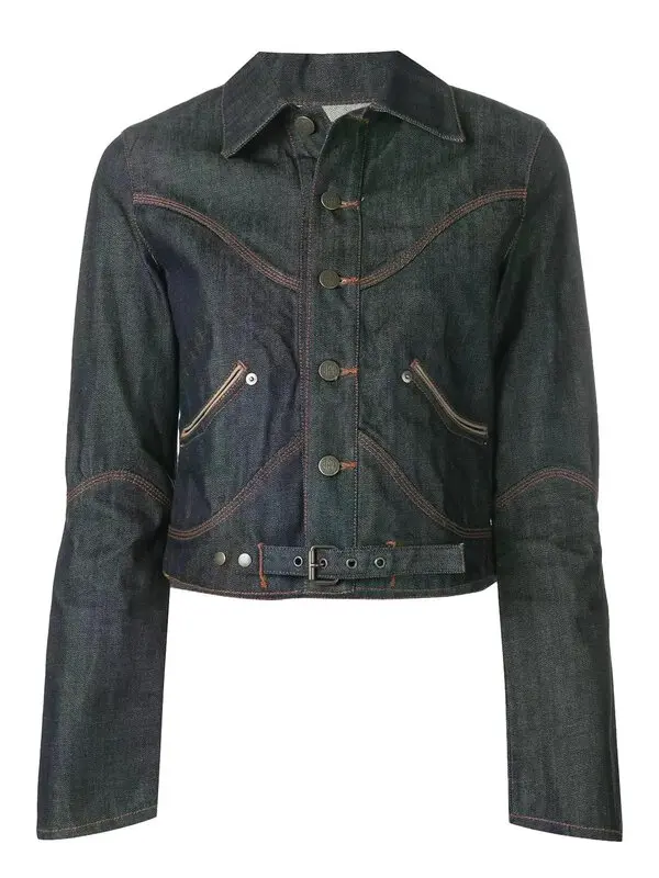 Jean Paul Gaultier Denim Jacket - Blue