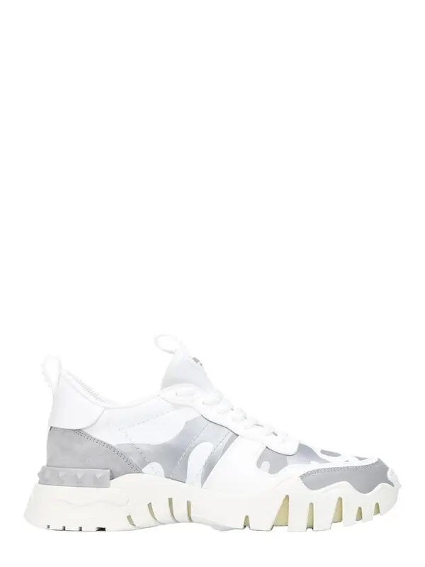 Valentino Garavani Rockrunner Plus Low-top Sneakers - White