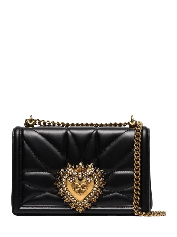 Dolce & Gabbana Devotion Shoulder Bag - Black