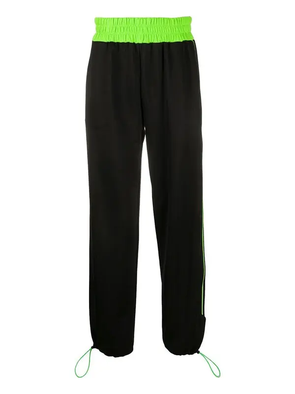Gcds Wide-leg Track Pants - Black