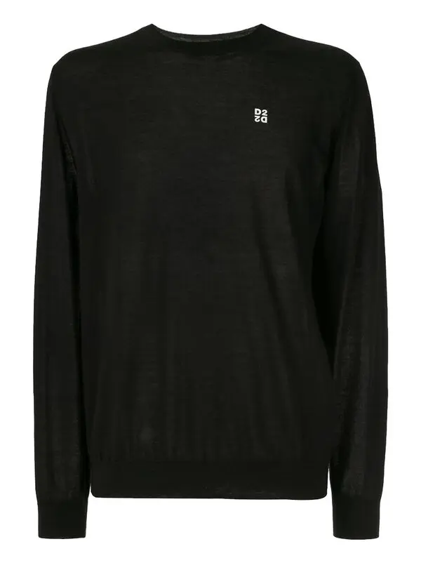 Dsquared2 Fine Knit Jumper - Black