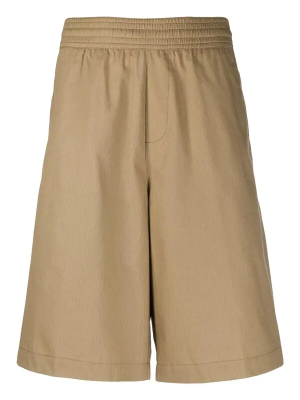 Neil Barrett Elasticated Track Shorts - Neutrals