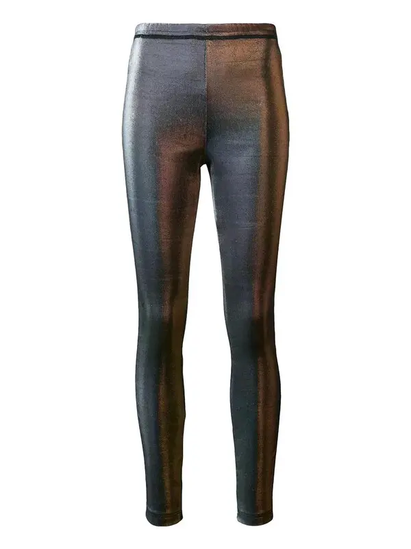 Jean Paul Gaultier 1993 Shine Effect Leggings - Blue