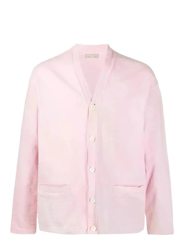 Comme Des Garçons 2000 V-neck Cardigan - Pink