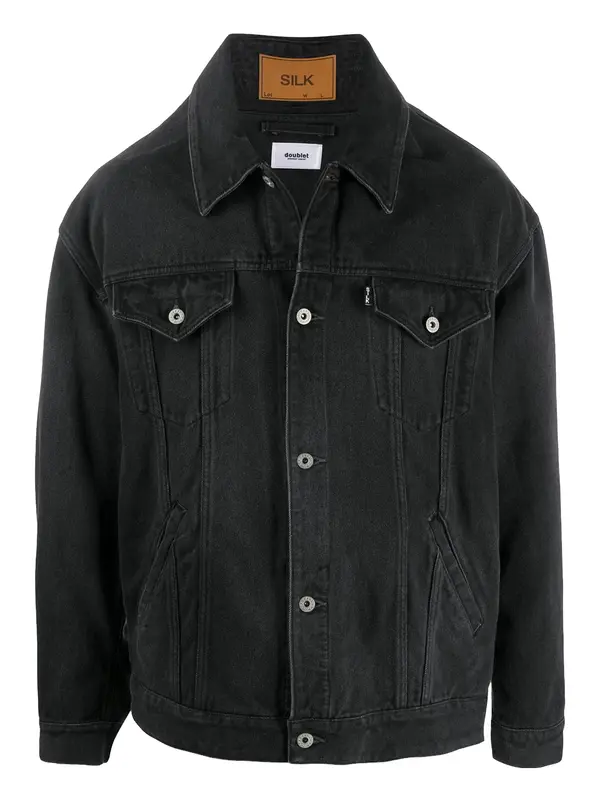 DOUBLET Button-down Jacket - Black