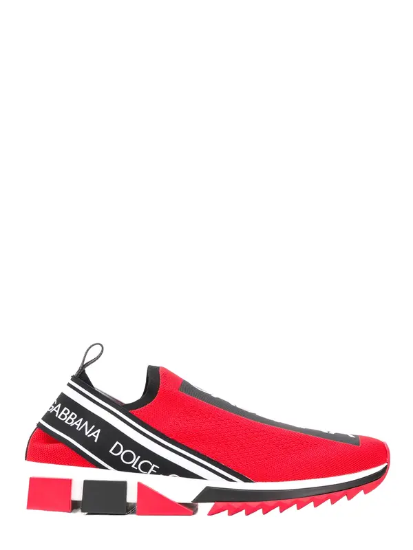 Dolce & Gabbana Sorrento Knit Sneakers - Red