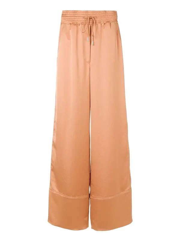 Off-White Palazzo Trousers - Neutrals
