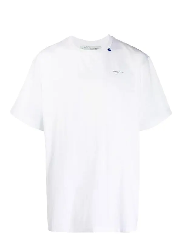 Off-White Unfinished Short-sleeve Tee - White