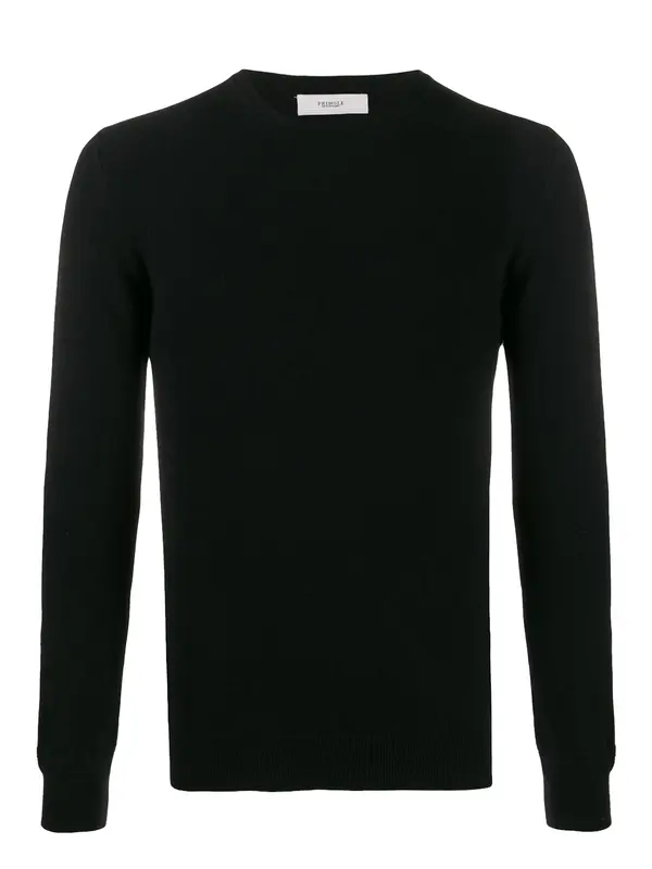 Pringle Of Scotland Round Neck Fine Knit Jumper - Black