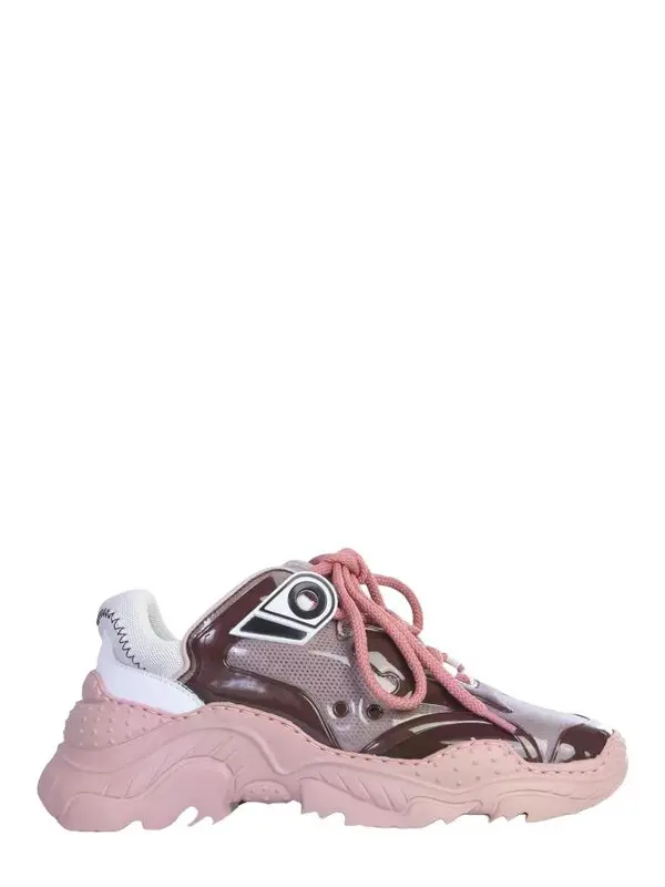 N°21 Billy Mesh-panel Low-top Sneakers - Pink