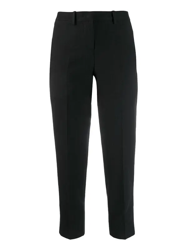 Moschino Slim Cropped Trousers - Black