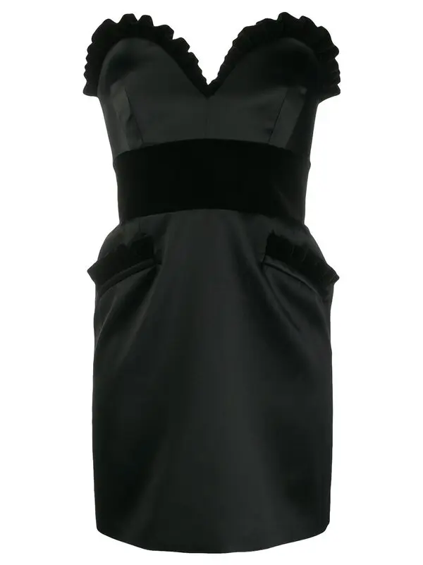 Moschino Bustier Dress - Black