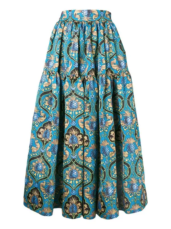 La DoubleJ Printed Radzmir Skirt - Blue