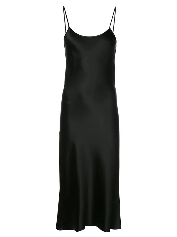 Voz Liquid Midi Dress - Black