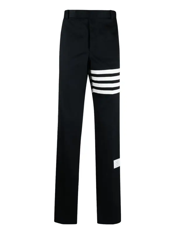 Thom Browne 4-bar Unconstructed Chino Trousers - Black