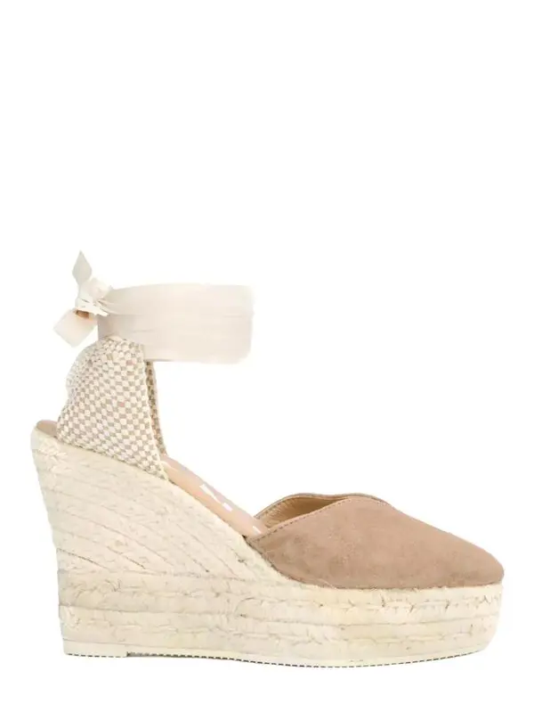 Manebí Hamptons Wedge Espadrilles - Neutrals