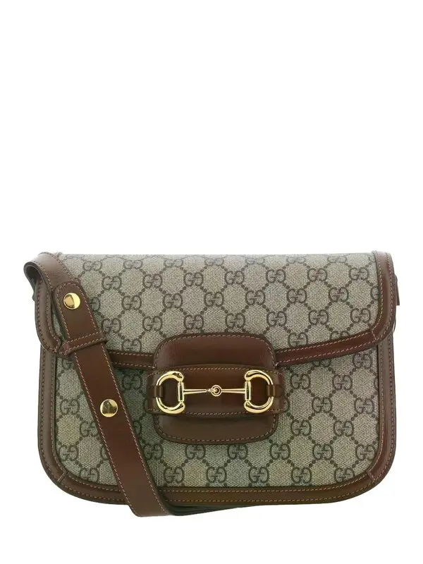 Gucci 1955 Horsebit Shoulder Bag - Neutrals