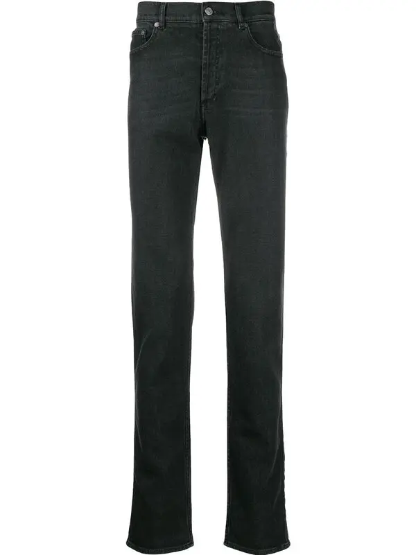 Givenchy Distressed Slim Fit Jeans - Black
