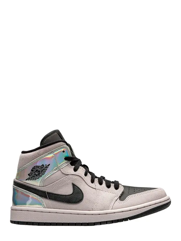 JORDAN Air 1 Mid Iridescent Sneakers - Pink