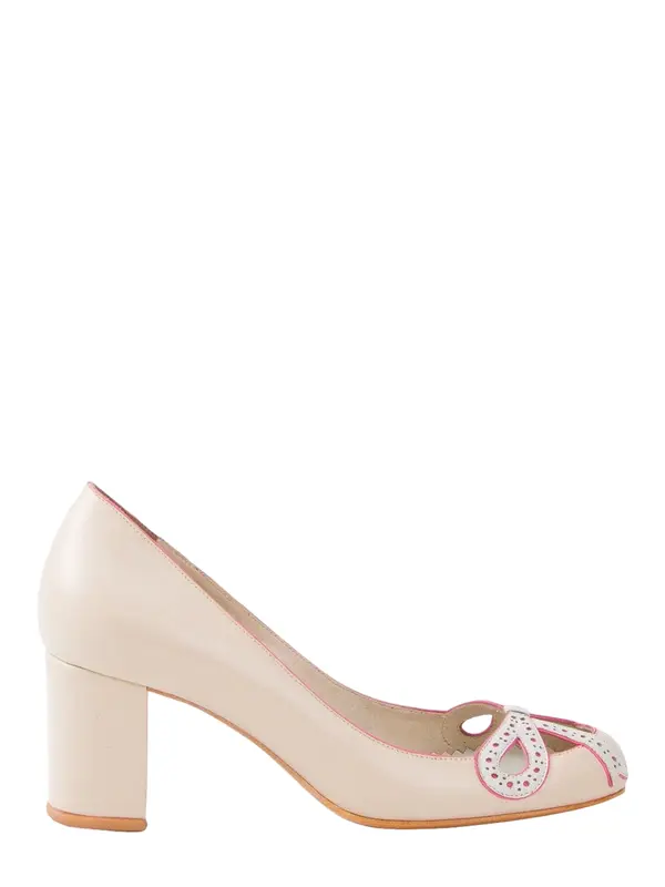 STUDIO CHOFAKIAN Leather Pumps - White