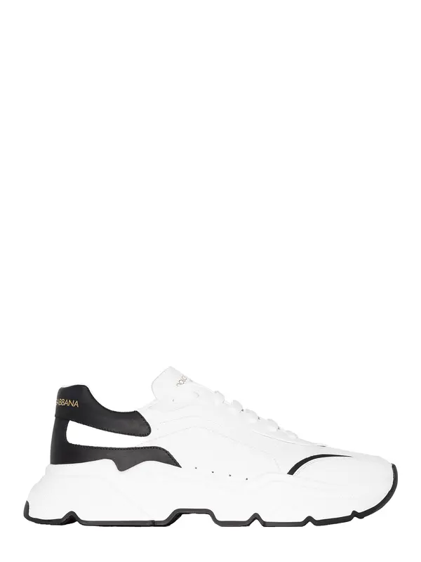 Dolce & Gabbana Daymaster Leather Sneakers - White