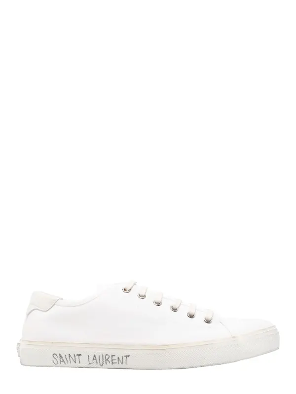 Saint Laurent Malibu Sneakers - White