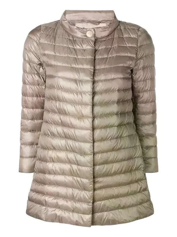Herno Quilted Coat - Grey