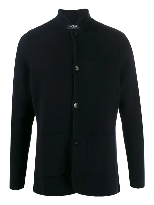 N.peal Milano Fitted Jacket - Blue