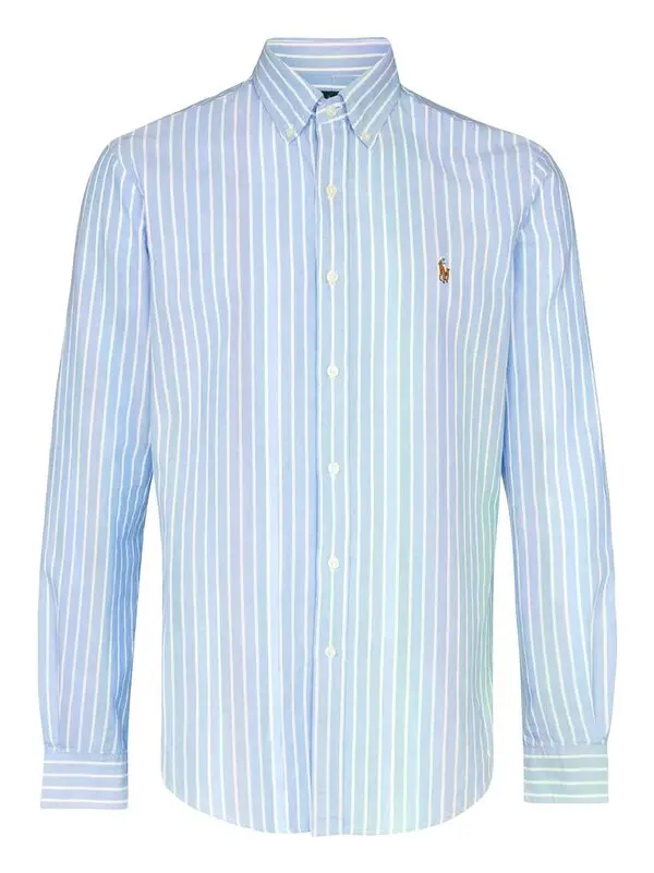 Polo Ralph Lauren Oxford Striped Shirt - Blue