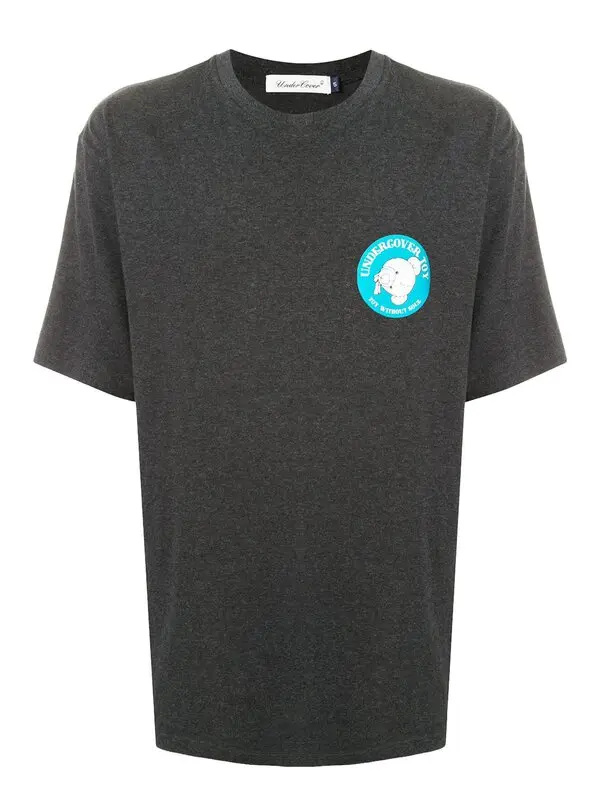 Undercover Graphic-print Crew Neck T-shirt - Grey