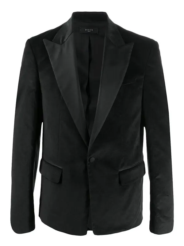 Amiri Formal Single Breasted Blazer - Black