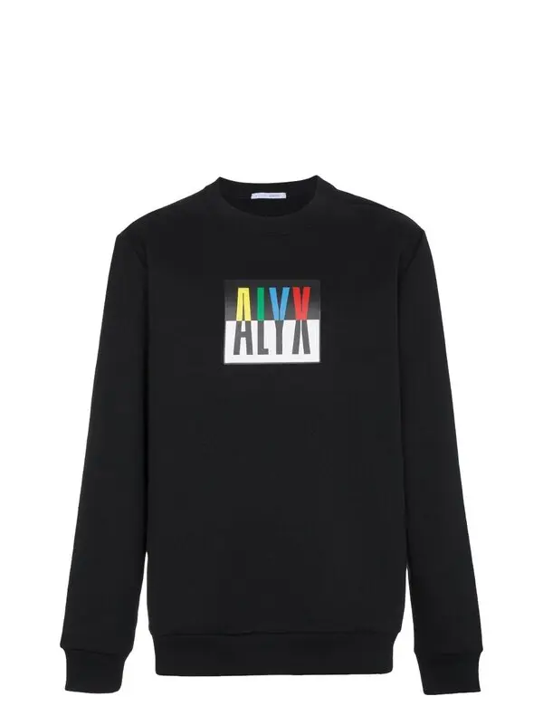 1017 Alyx 9sm Logo Crew Neck Sweatshirt - Black