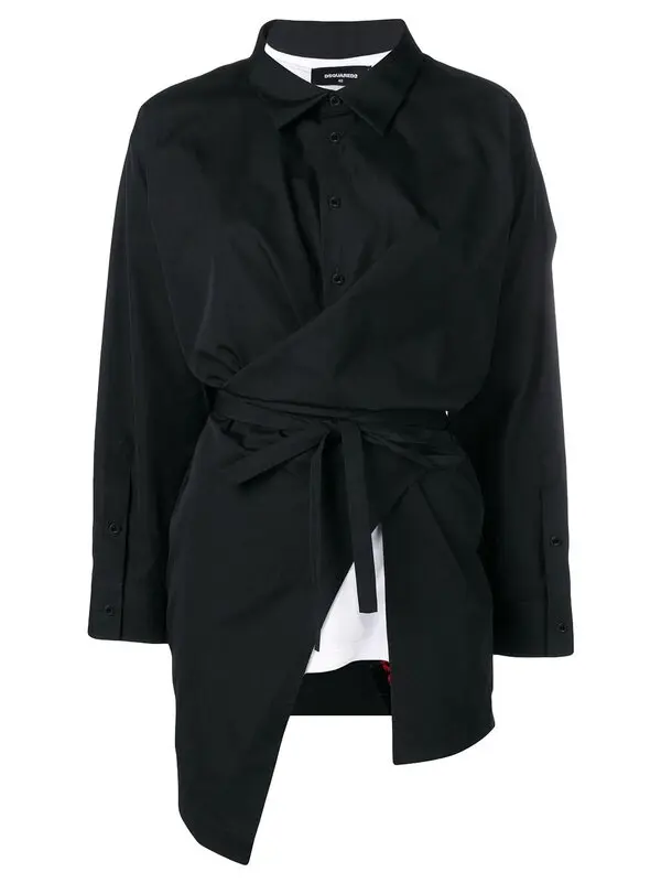 Dsquared2 Nina Tape Dress - Black