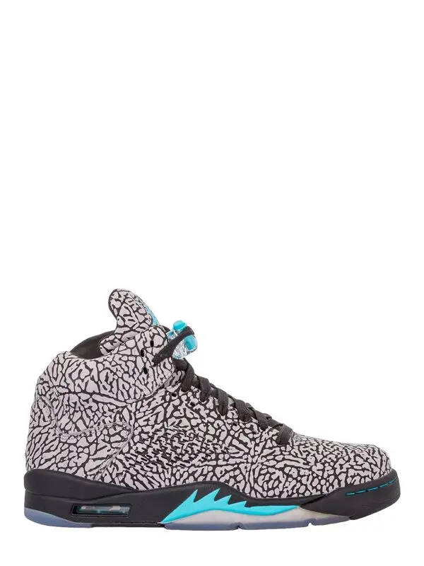 JORDAN 5 3lab5 Elephant Print Sneakers - Grey