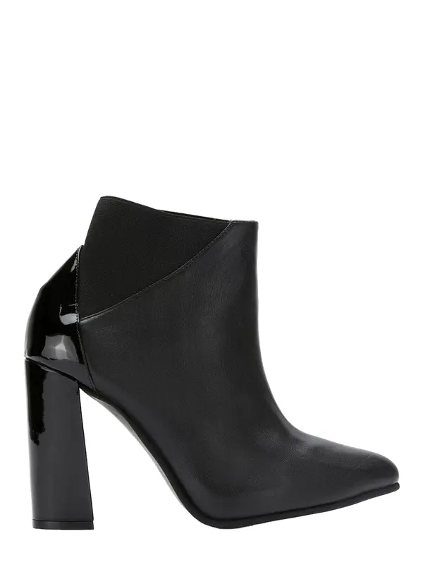 STUDIO CHOFAKIAN Leather Ankle Boots - Black