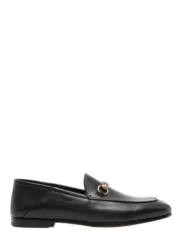 Gucci Horsebit Leather Loafers - Black