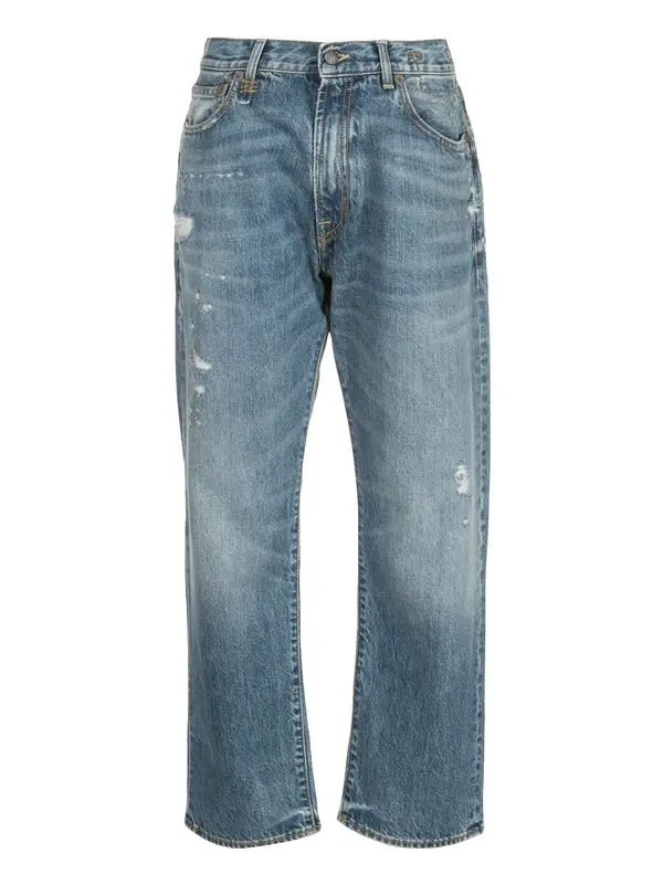 R13 Mid-rise Boyfriend Jeans - Blue